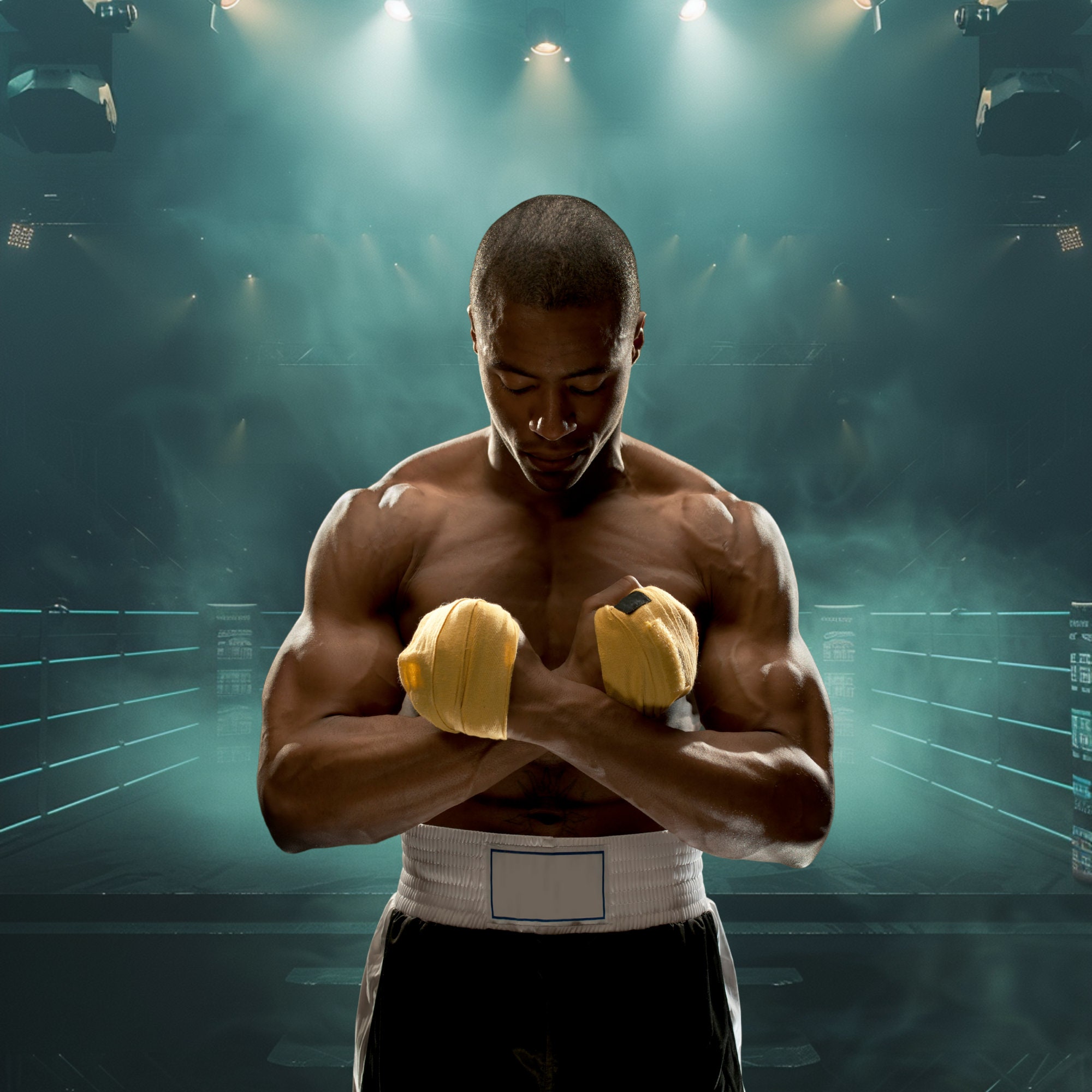Boxing Photoshop Backdrop | Digital Background for Boxers | Social ...