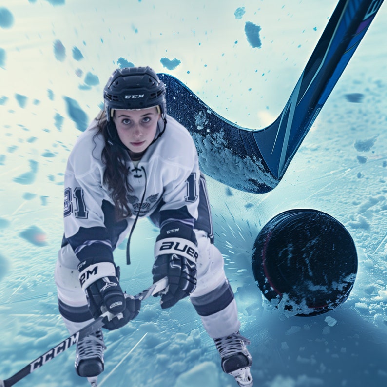 Ice Hockey Photoshop Backdrop | Digital Background for Icehockey ...