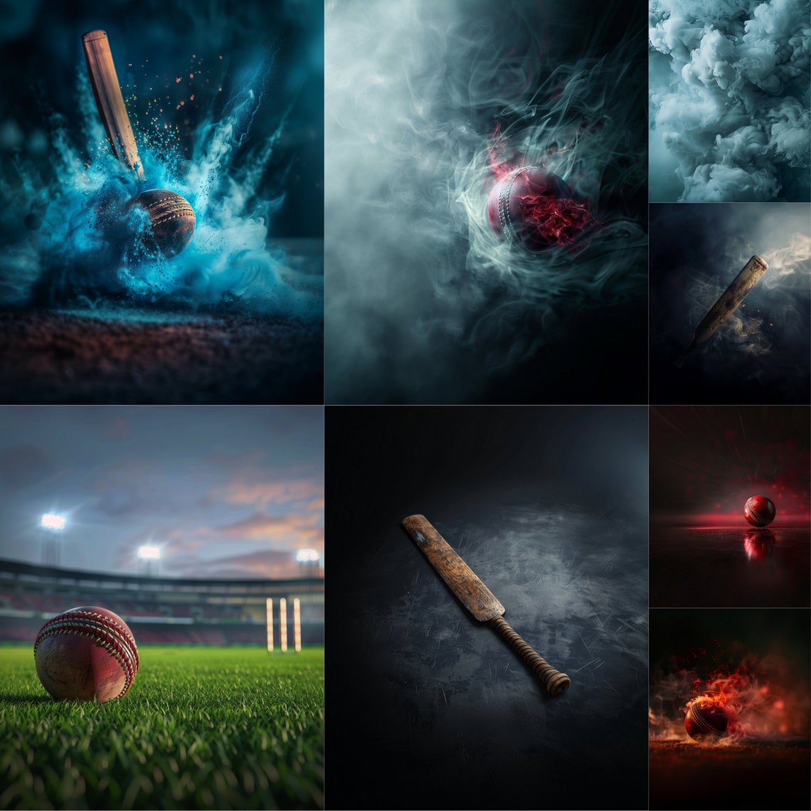 Photoshop Cricket Template Bundle Photoshop Overlay PNG Cricket Sports ...