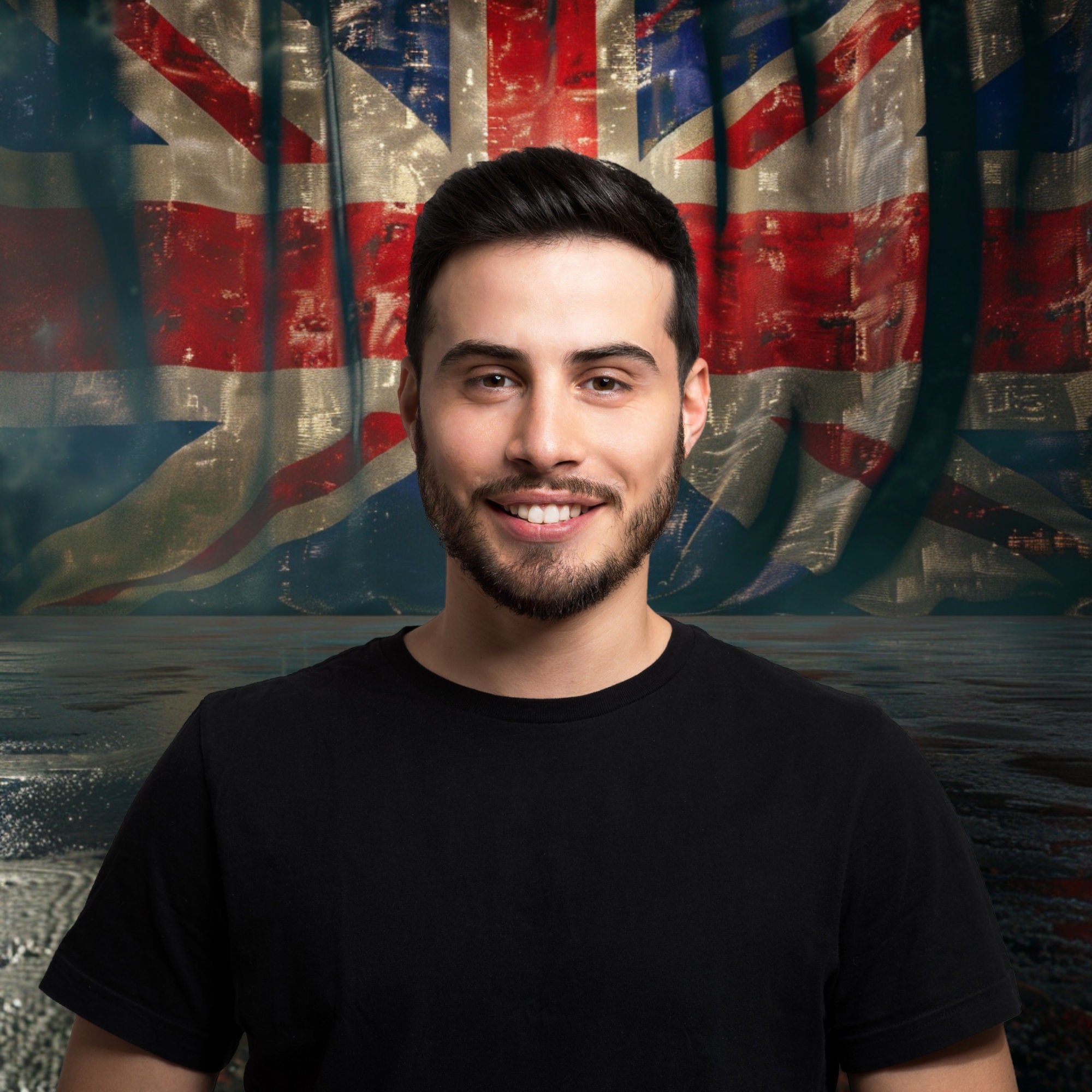 United Kingdom Flag Backdrop | Digital Background for British People ...