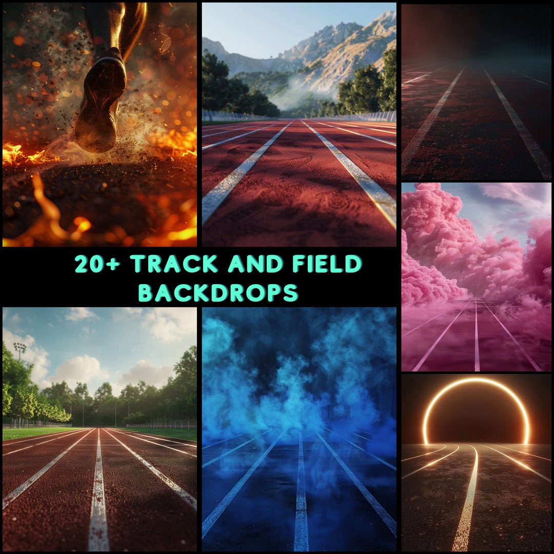 Track and Field Photoshop Backdrop | Digital Background for Athletes ...