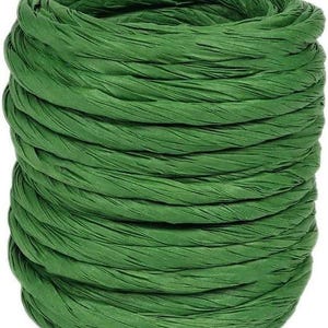 4 Colors Twisted Raffia Kraft Paper Ribbon/ 3/8" X25 Feet/paper Craft ...