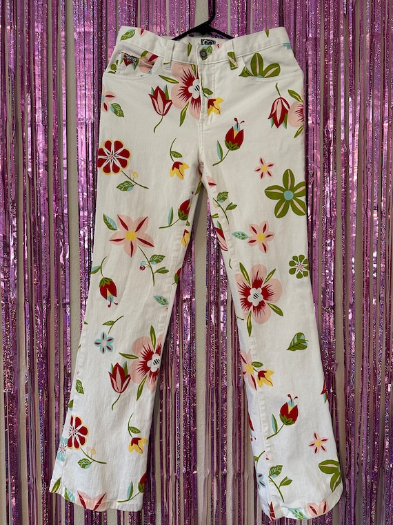vintage floral jeans - Gem