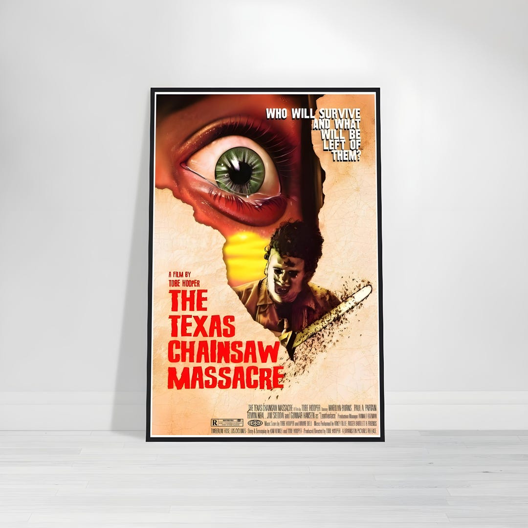 Texas Chain Saw Massacre (1974) Vintage Movie Poster Cult Classic ...