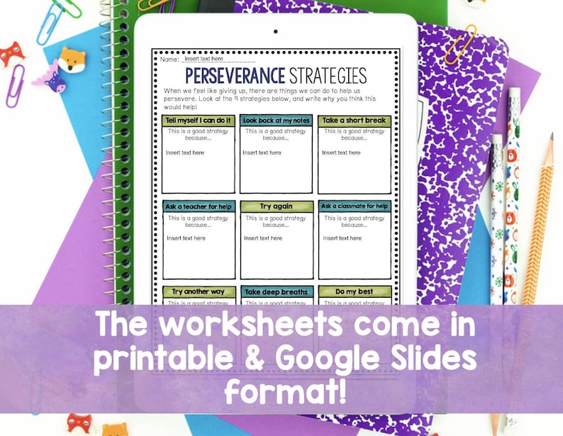 Character Education Worksheets for Kids - Etsy