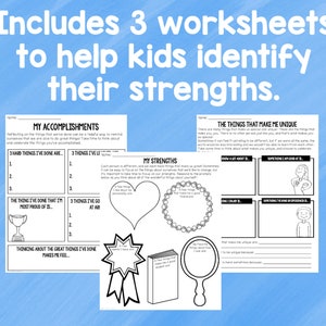 Self-esteem Worksheets for Kids - Etsy
