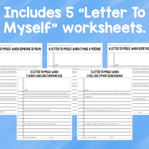 Self-esteem Worksheets for Kids - Etsy