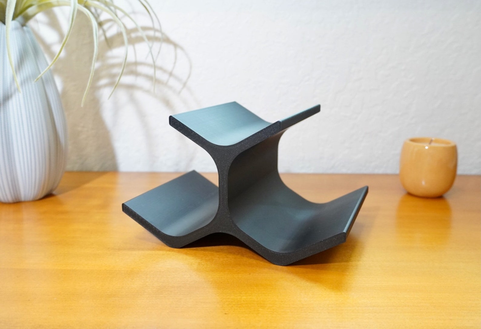 3 Bottle Modern Wine Rack Pyramid - Etsy