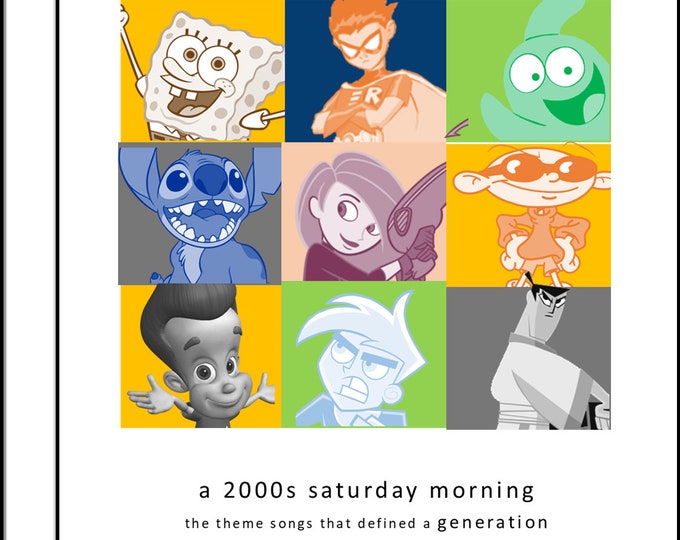 A 2000s Saturday Morning - 2000s Y2K Era Kids Show Mixtape - Spongebob ...