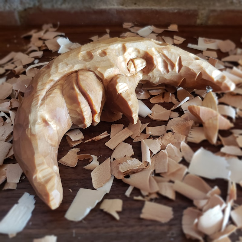 Carved Moon Face - Etsy