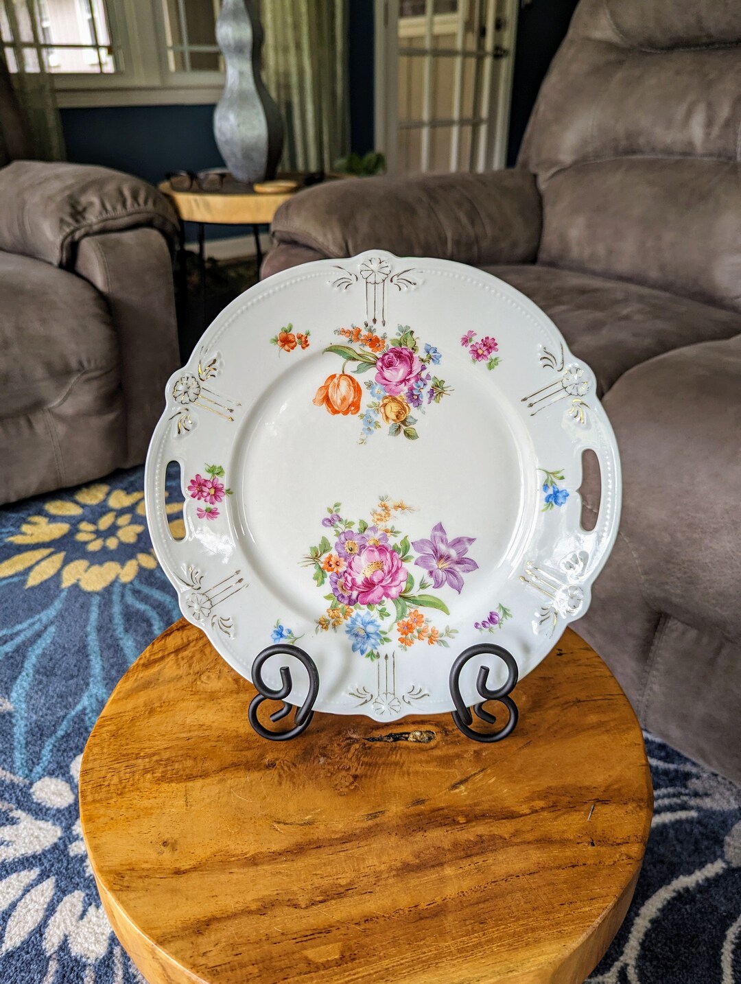 1940's Fine China 10 Plate - Etsy