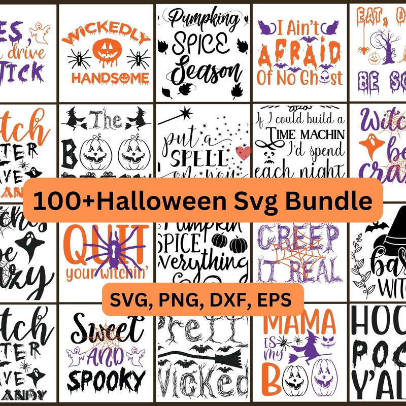 Halloween Vector Bundle - Etsy
