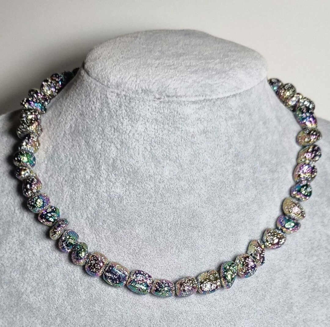 UNICORN POOP: Stone Looking Sparkling Neckace - Etsy