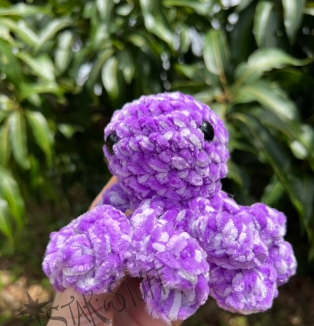 Crochet Octopus Octo Plushie Sea Themed Toy He'e Octopus Amigurumi ...