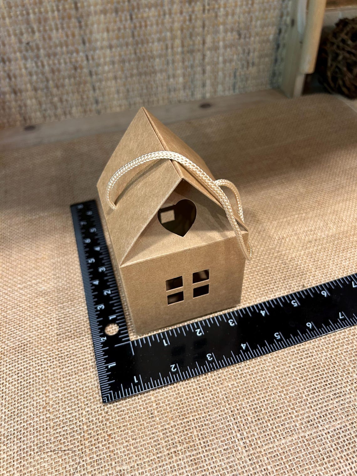 House Shaped Gift Box Mini Treat Box Ornament Candy Box French Treat ...