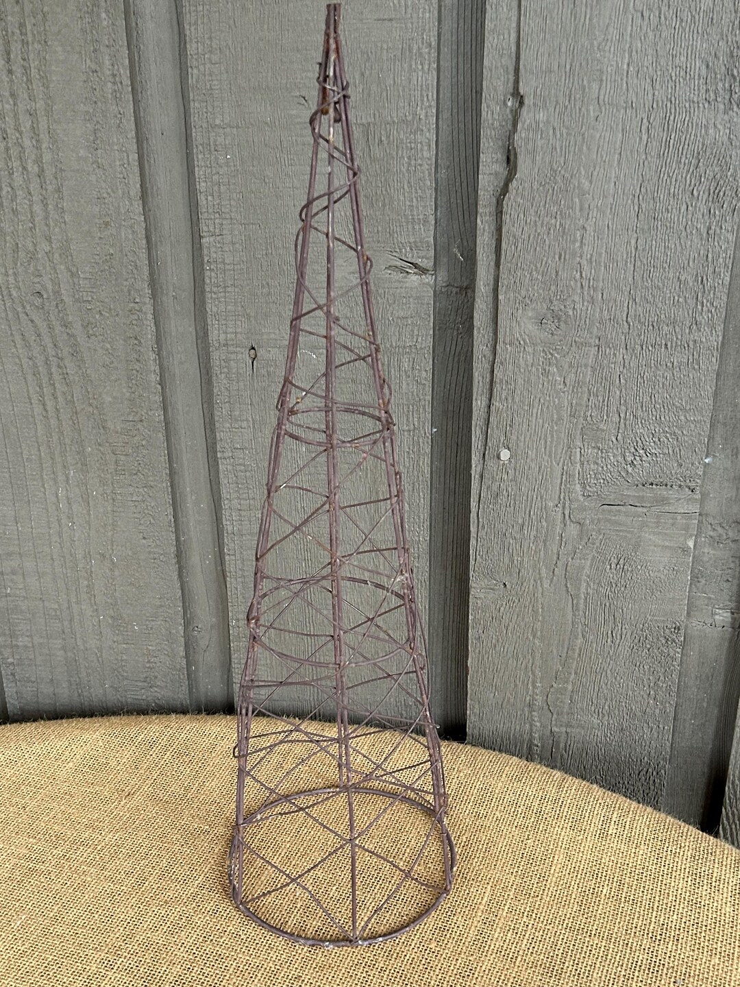 Metal Tree Vintage Metal Tree Countertop Metal Tree Metal Scroll Tree ...