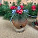 Farmhouse Cow and Jingle Bell on Wood Slice Cow Decor Jingle Bell ...