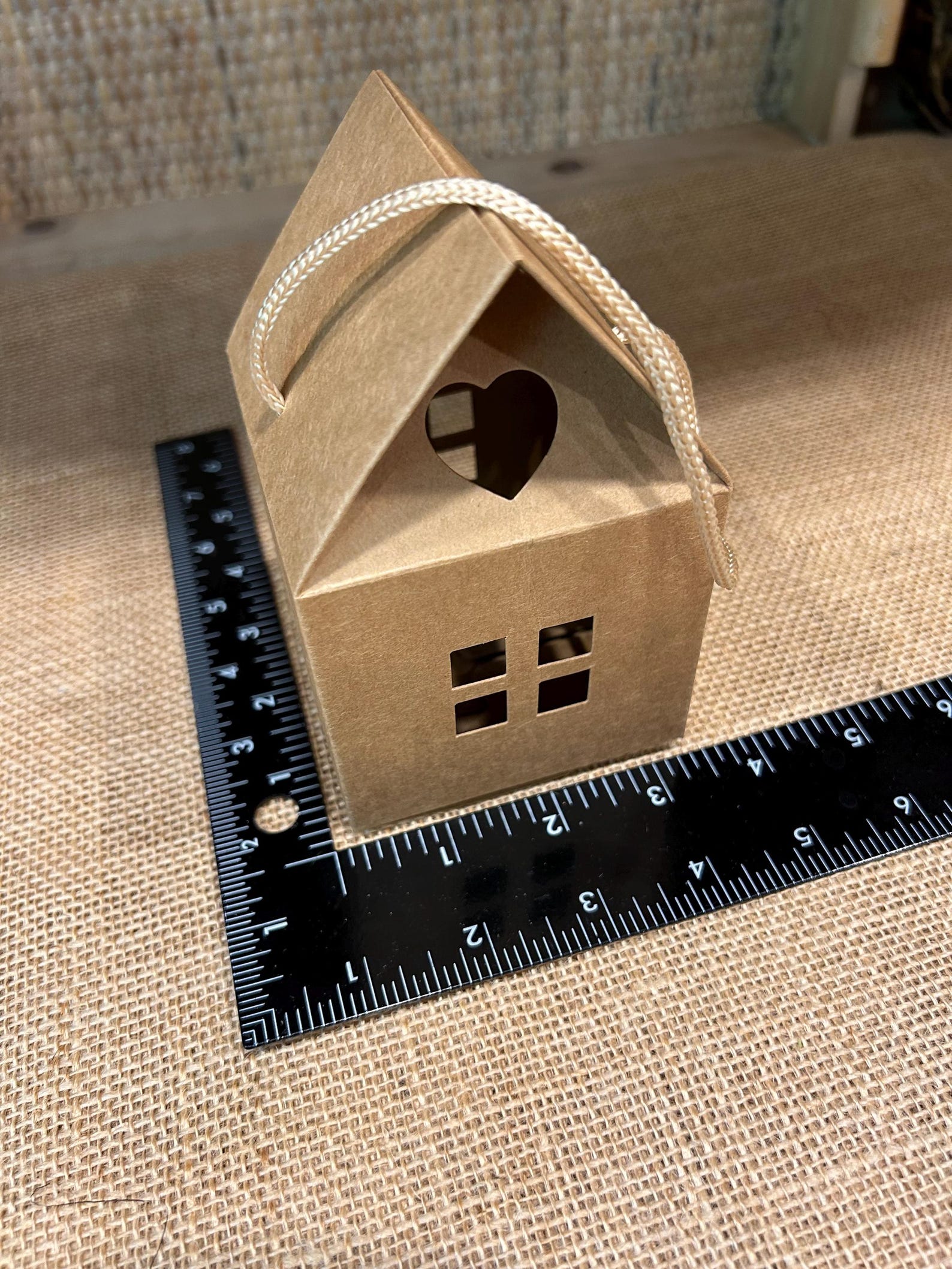 House Shaped Gift Box Mini Treat Box Ornament Candy Box French Treat ...