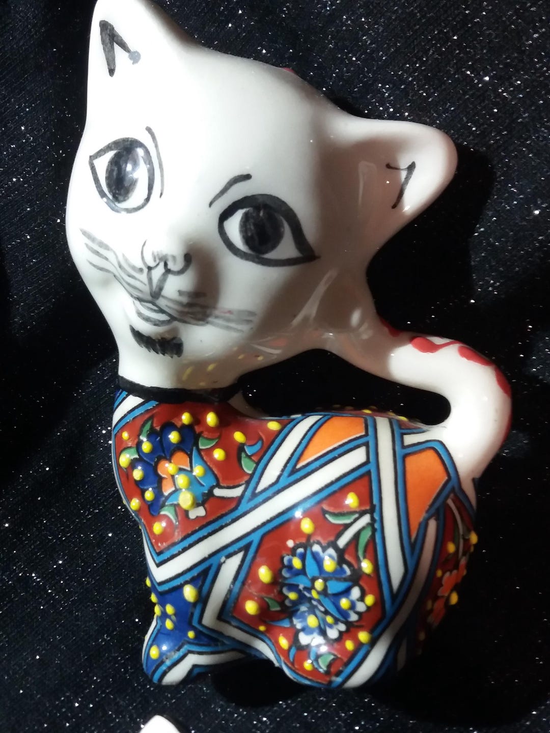 Vintage Cat's, Ceramic Hand-painting Figurines. Two(2)! for One Price ...