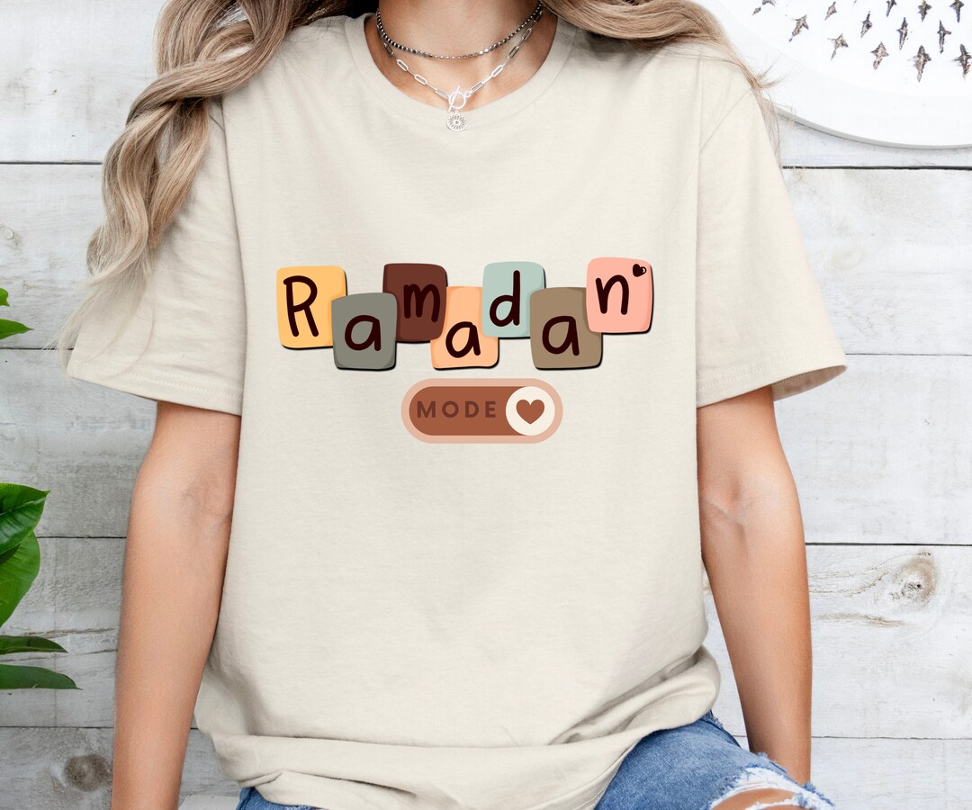 Ramadan Mode T-shirt, Ramadan Shirt, Ramadan Gift, Ramadan Mubarak T ...