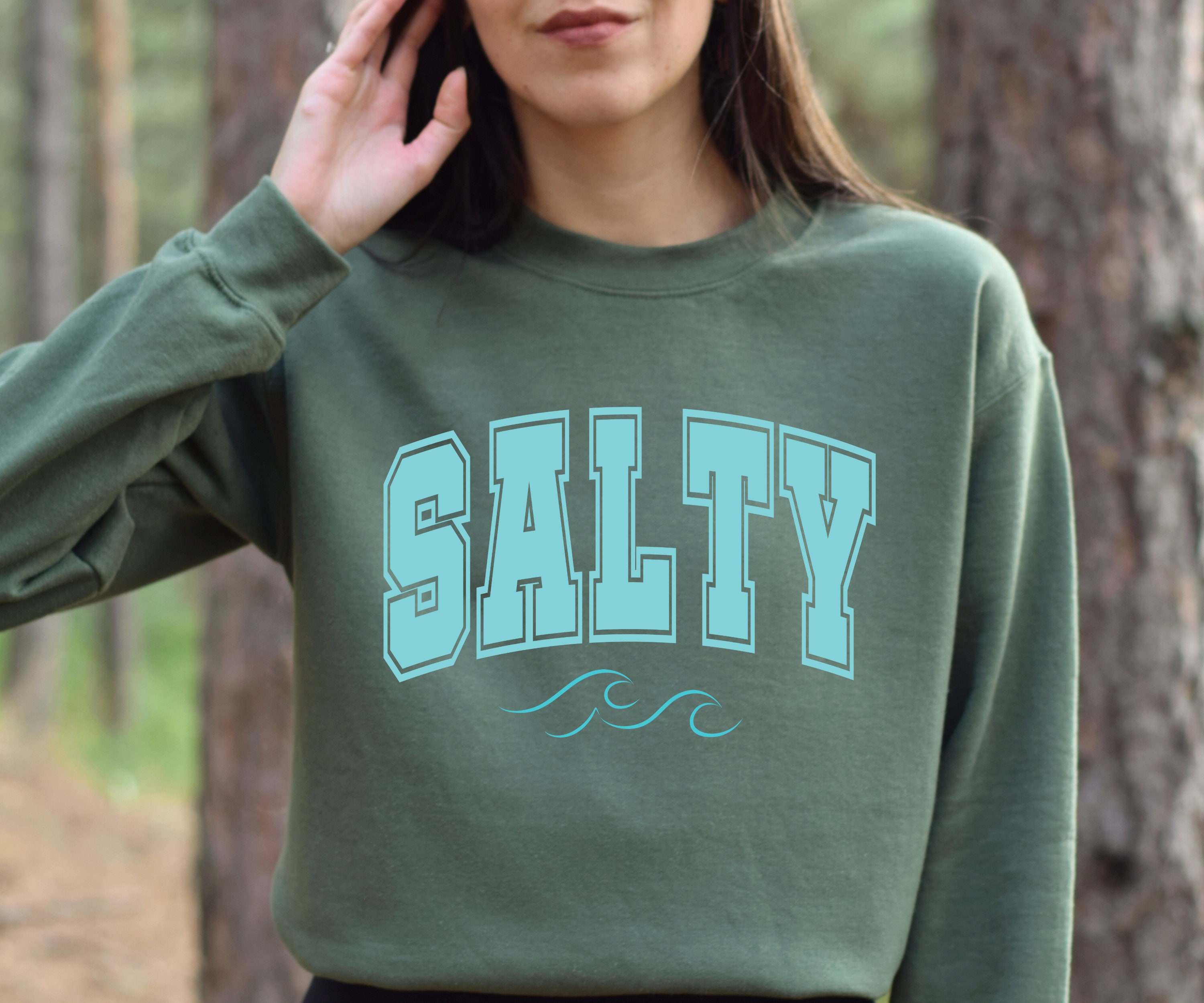 Salty Sweatshirt, Sunshine Sweatshirt, Sunset, Beach Sweathirts ...
