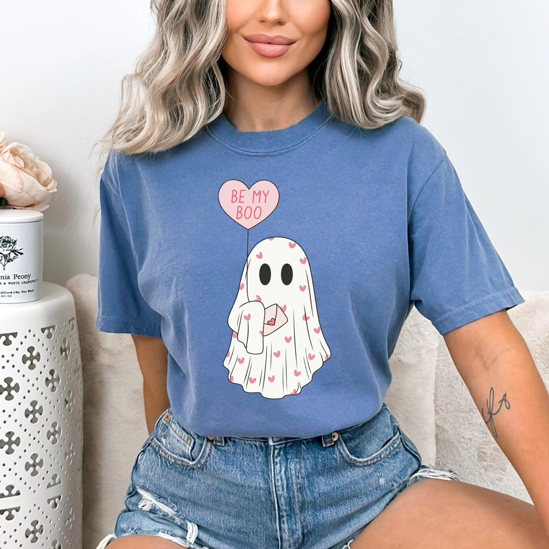 Comfort Color Be My Boo T-shirt,ghost T-shirt,valentines Day T-shirt ...