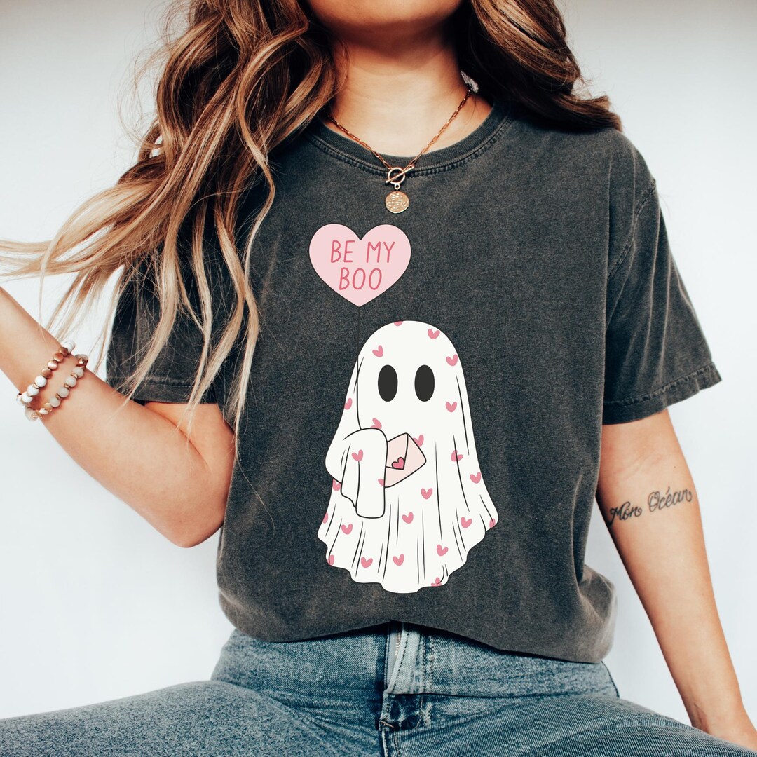 Comfort Color Be My Boo T-shirt,ghost T-shirt,valentines Day T-shirt ...