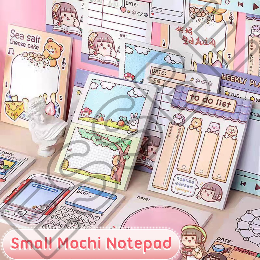 Small Mochi Notepads - Etsy