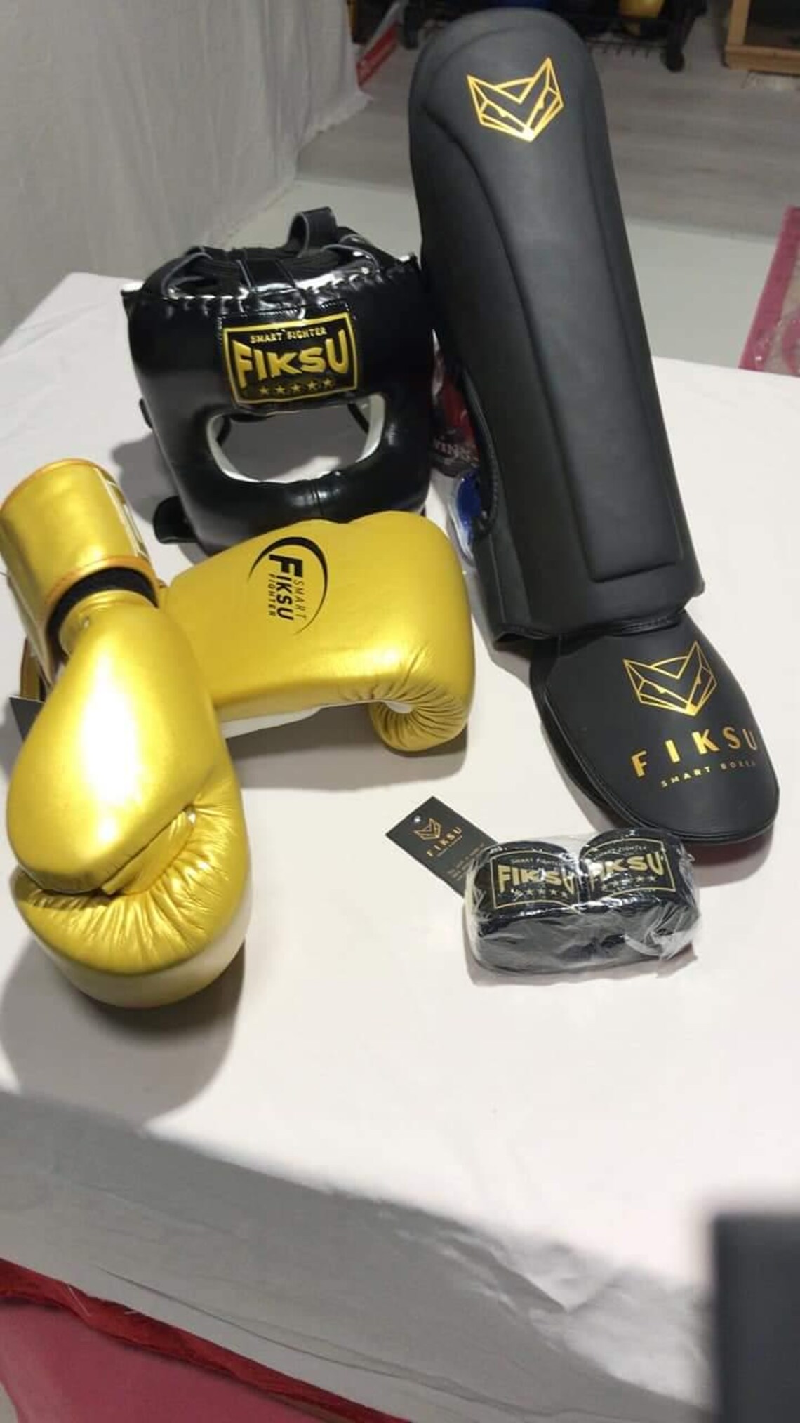 Premium Boxing Gloves, Punching Bag & Safety Guards - Etsy