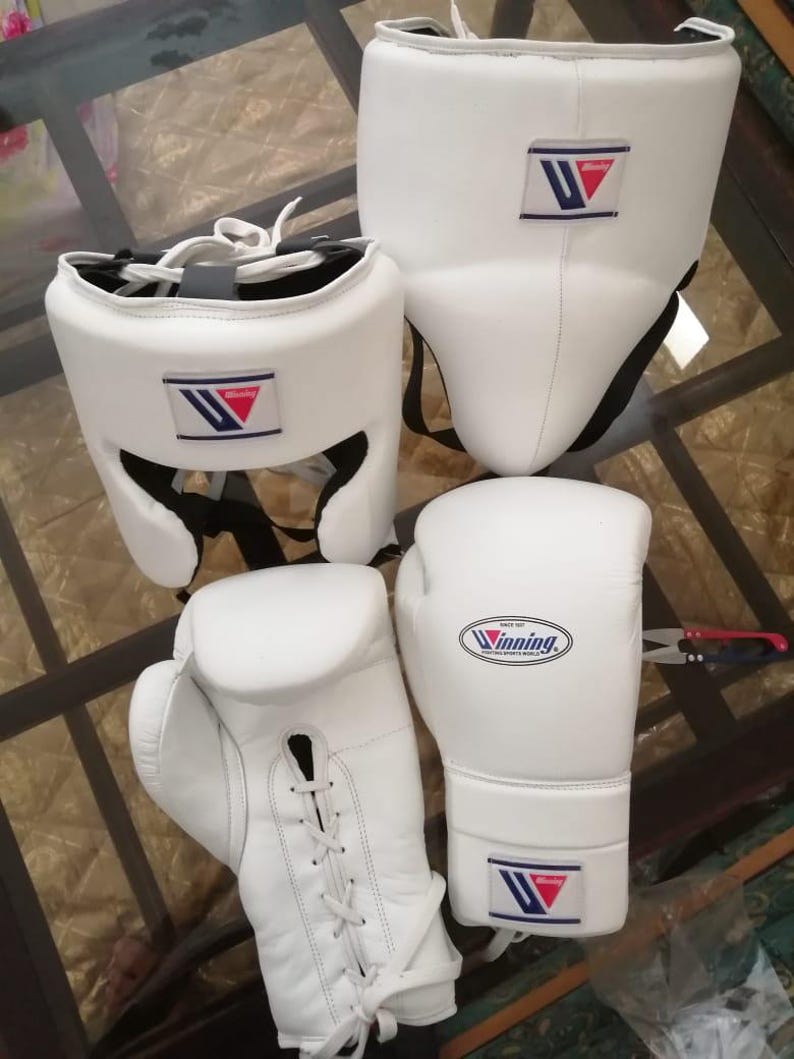 Premium Boxing Gloves, Punching Bag & Safety Guards - Etsy