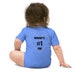 Sports Themed Mothers Day Onesie - Light Fabric Colors - Mommy's Number ...
