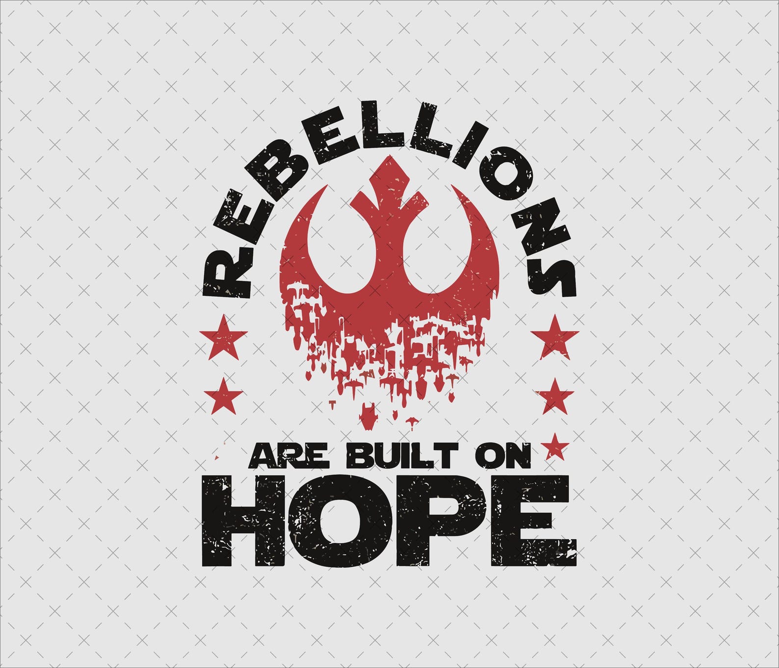 Starry Rebellion Hope Design, PNG SVG (instant Download) - Etsy