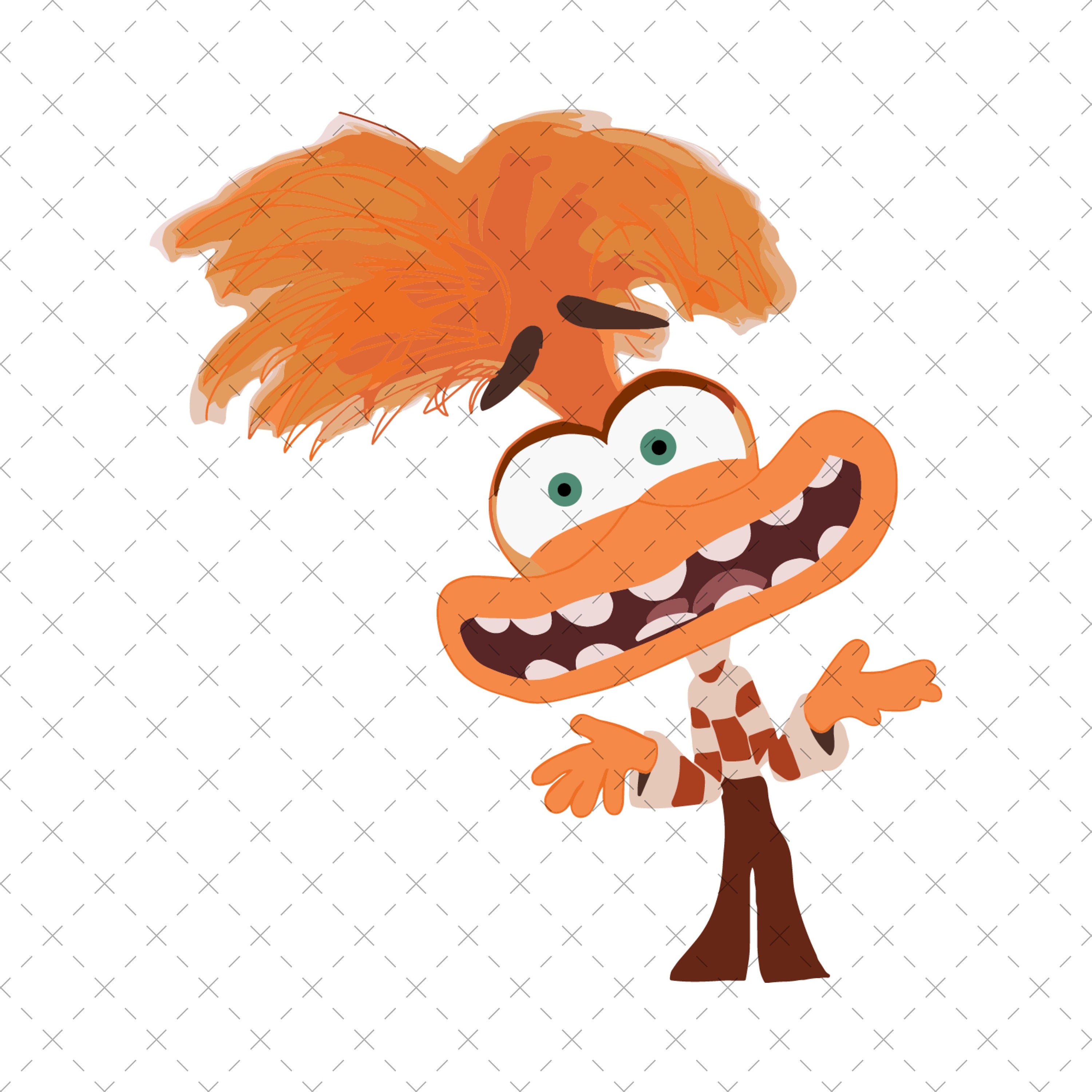 Anxiety PNG, Inside Out 2 PNG SVG, Inside Out 2 Anger, Joy, Disgust ...