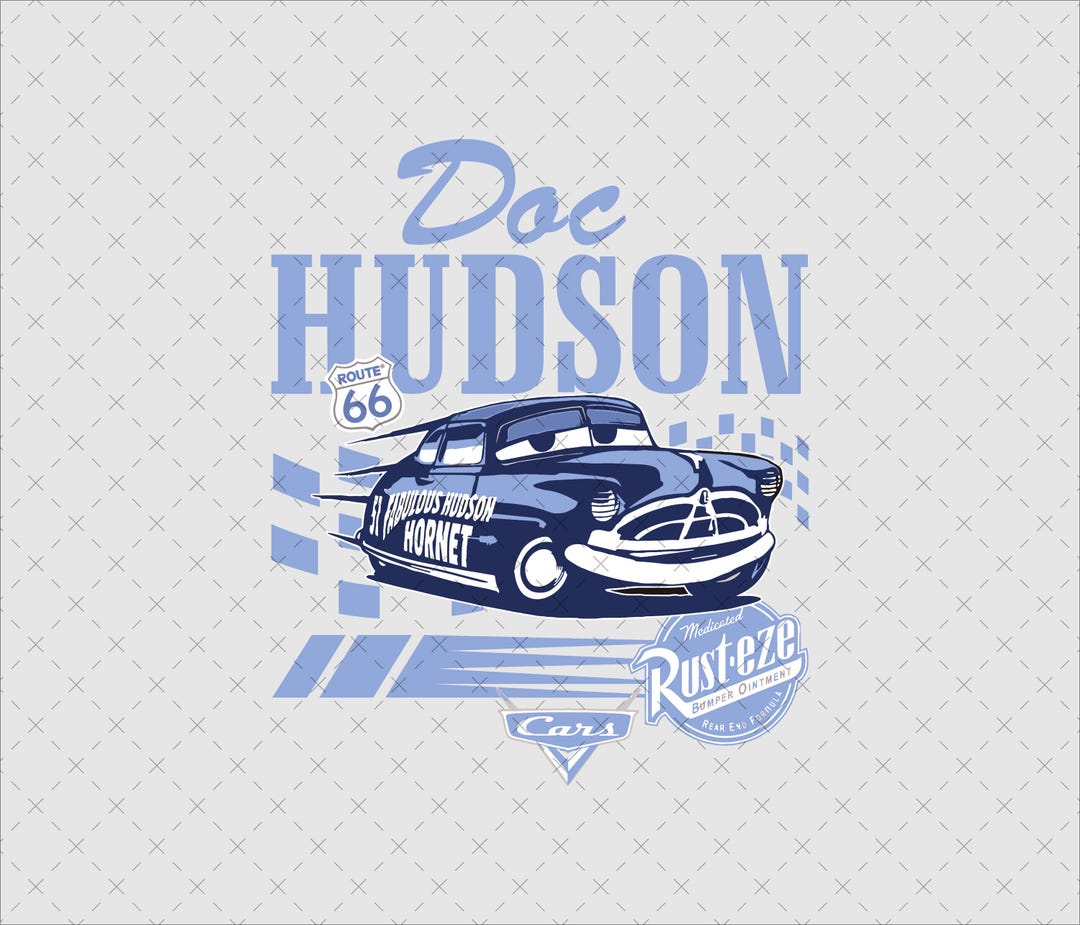 Doc Hudson Cars PNG SVG, Tshirt Design (digital File) - Etsy