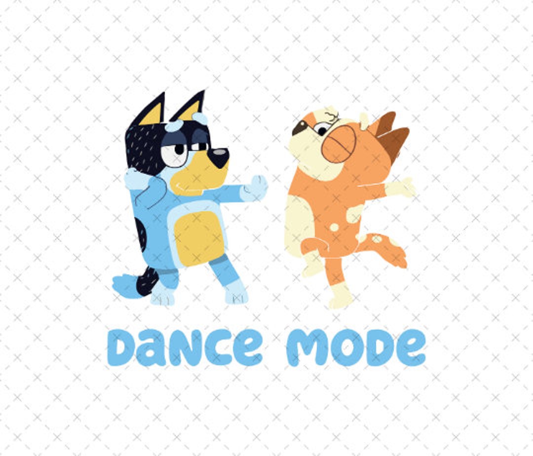Bluey Dance Mode Png, Bluey Dance Mode Svg, Bluey Family Png, Bluey Png ...