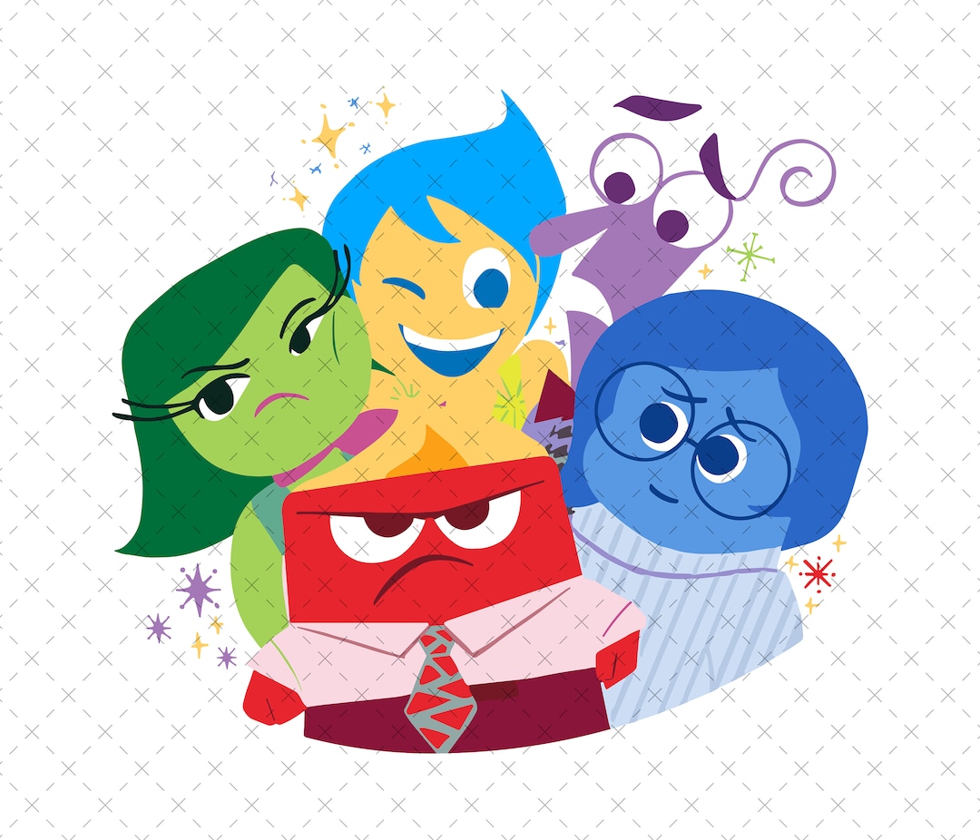 Inside Out PNG, Inside Out Characters Digital Download, Inside Out How ...