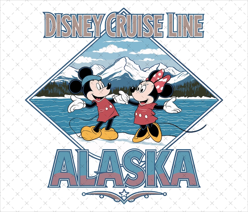 Retro Mouse Alaska Cruise PNG, Family Vacation (digital File) - Etsy