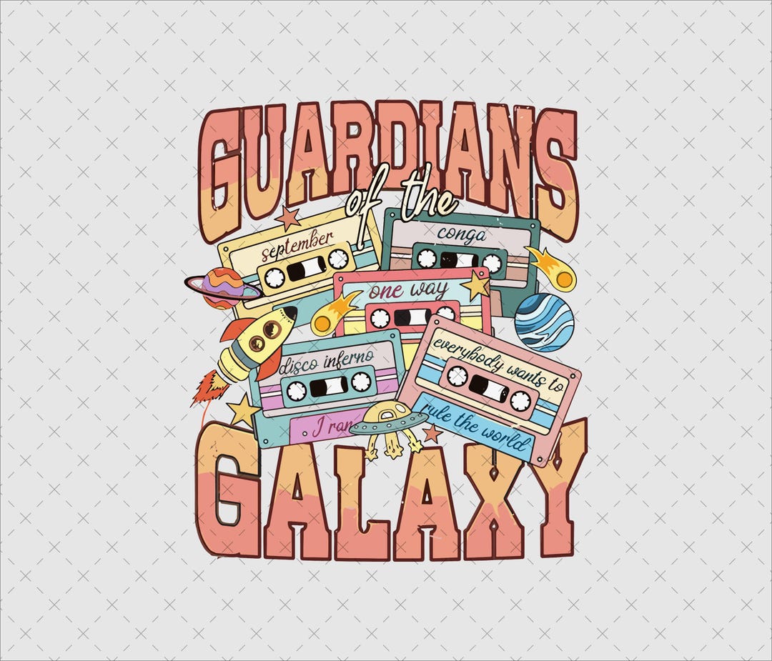 Retro Guardians Galaxy Svg, Guardians Galaxy Sublimation Design ...