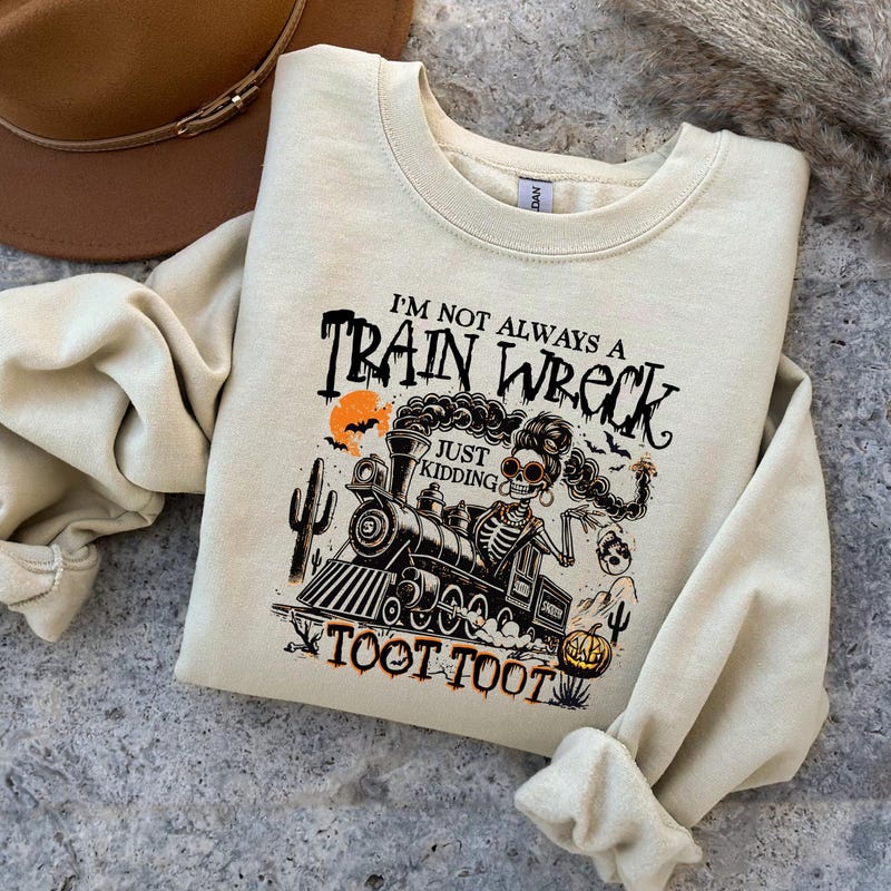 Halloween Train Shirt for Kids - Etsy