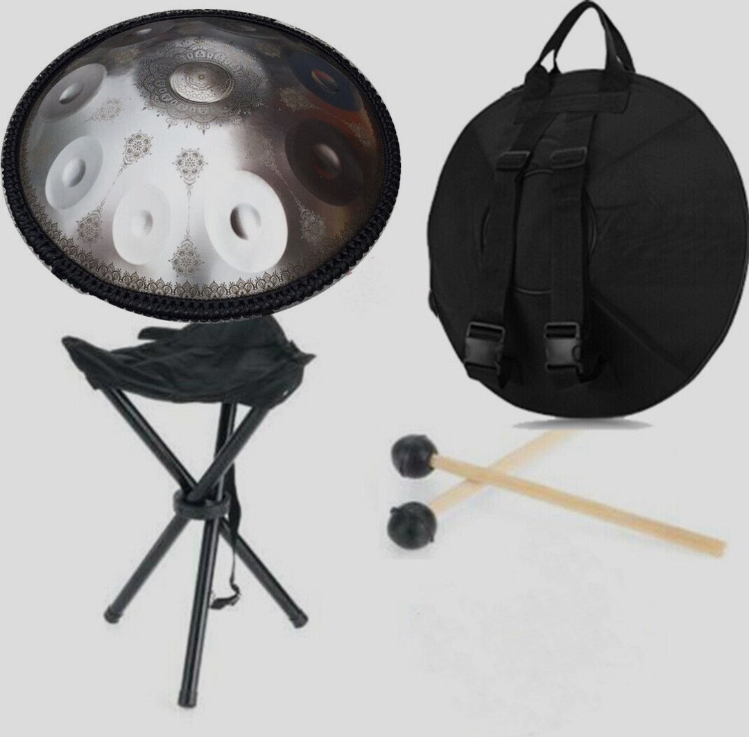 Are Muzik Professional 9 Note Steel Drum Handpan Drum Percussion ...