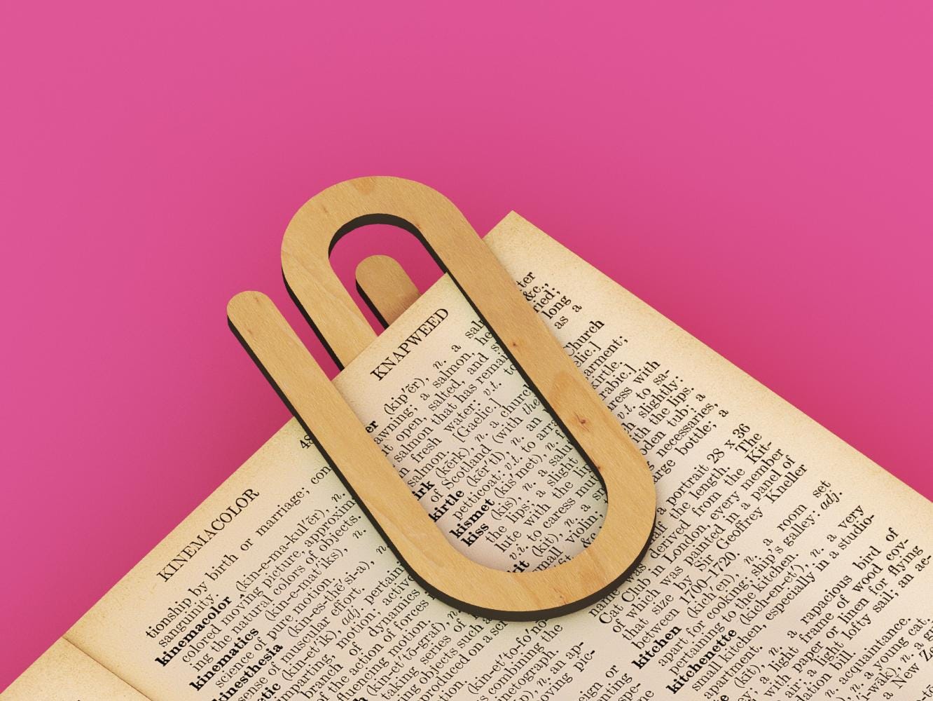 Jumbo Paperclip Bookmark SVG Bundle | Laser Cut Paperclip Bookmark ...