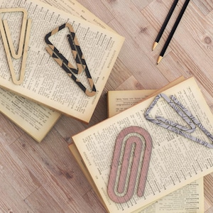 Jumbo Paperclip Bookmark SVG Bundle | Laser Cut Paperclip Bookmark ...