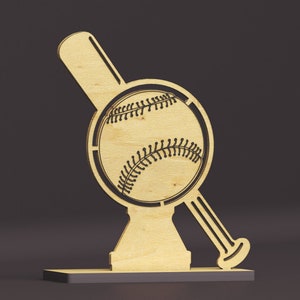Custom Wooden Baseball Award SVG Files, Personalized Name Sign, Coach ...