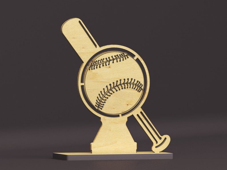 Custom Wooden Baseball Award SVG Files, Personalized Name Sign, Coach ...