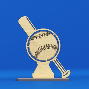 Custom Wooden Baseball Award SVG Files, Personalized Name Sign, Coach ...
