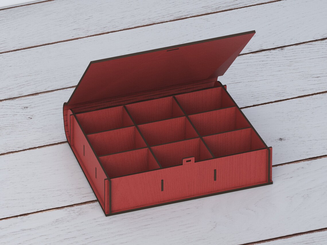 Unique Laser Cut Book Box SVG Files for Elegant Keepsakes and Storage ...