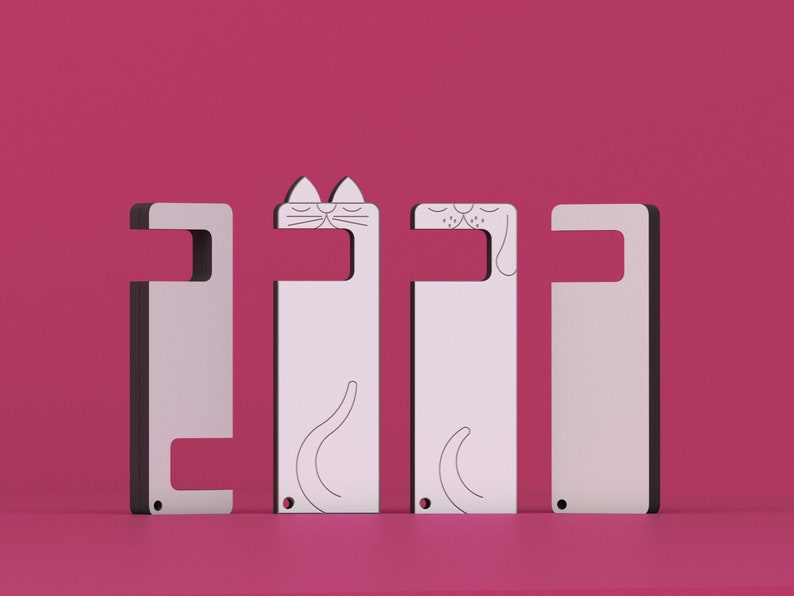 Phone Holder Keychain Laser Cutting File, Customizable Phone Stand ...