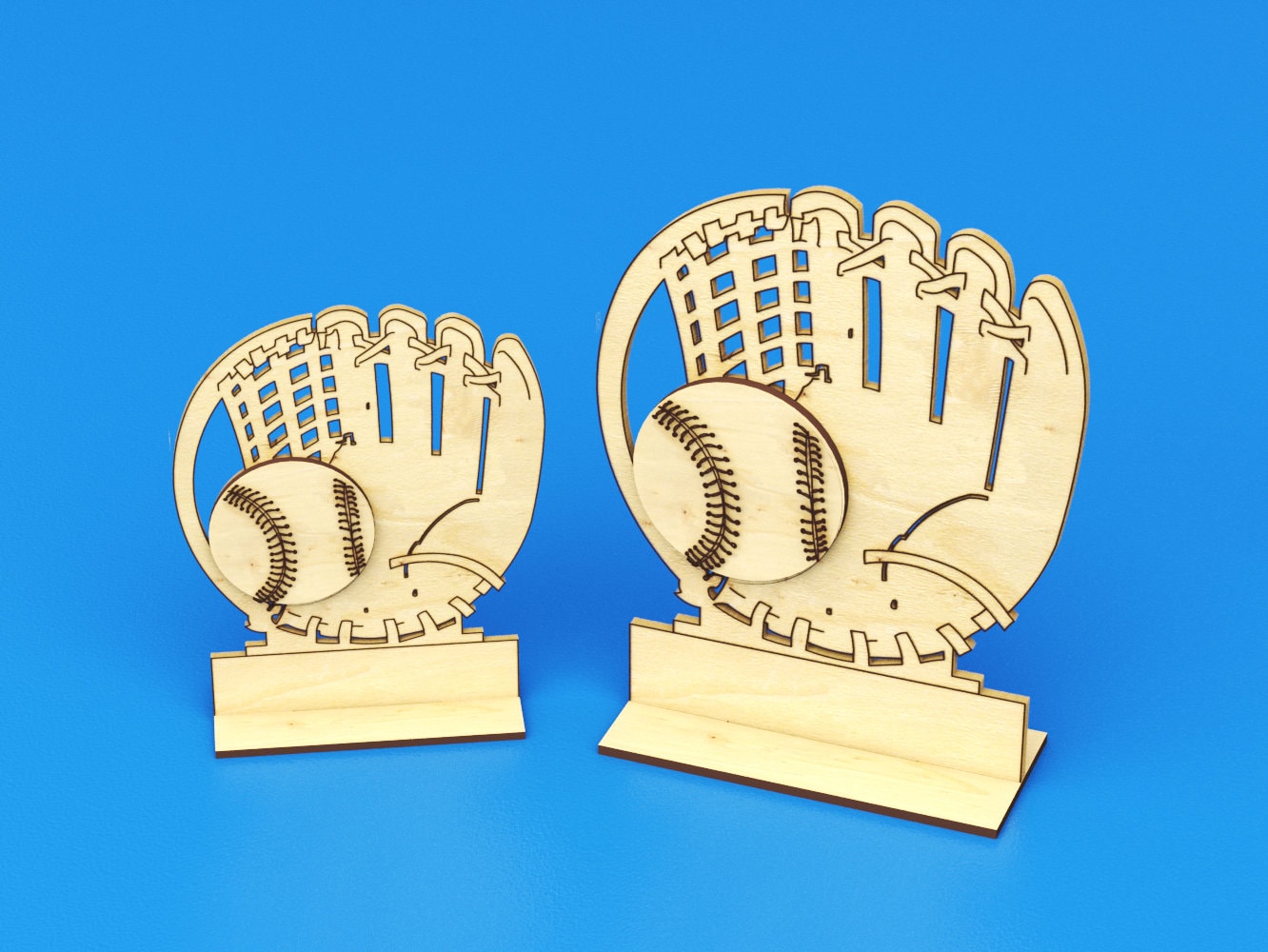 Custom Laser Cut Baseball Award SVG Files , Personalized Wooden Name ...