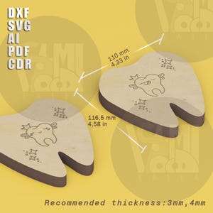 Tooth Box SVG File for Laser Cut - Tooth Fairy Keepsake, Baby Newborn ...