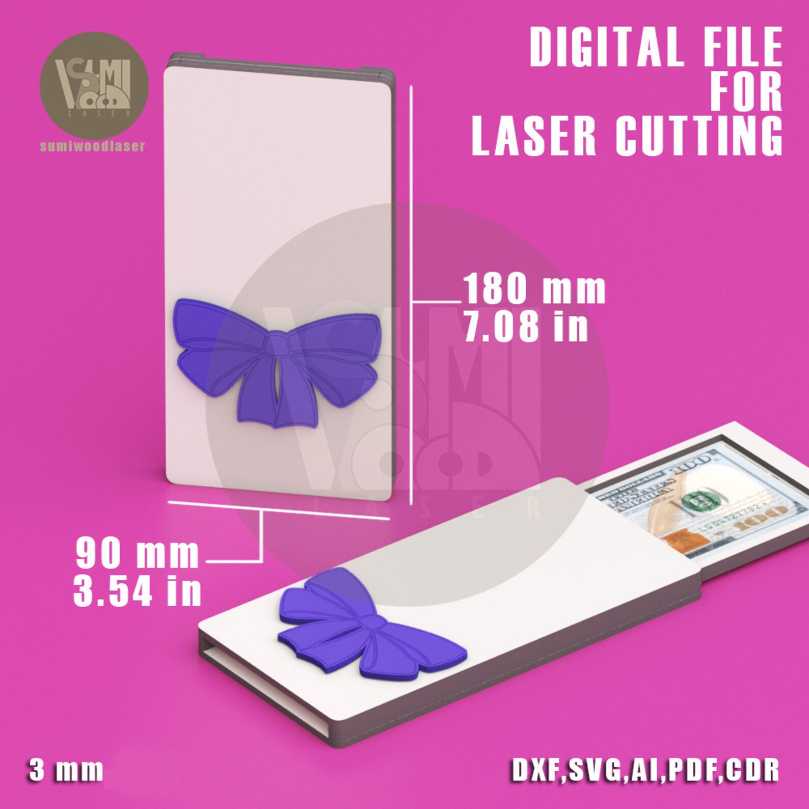 Cash Envelope and Gift Box Laser Cut Files: Create Stunning Money ...